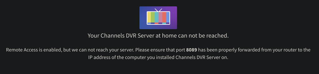 Why do I have to constantly log into remote server? - Channels DVR ...