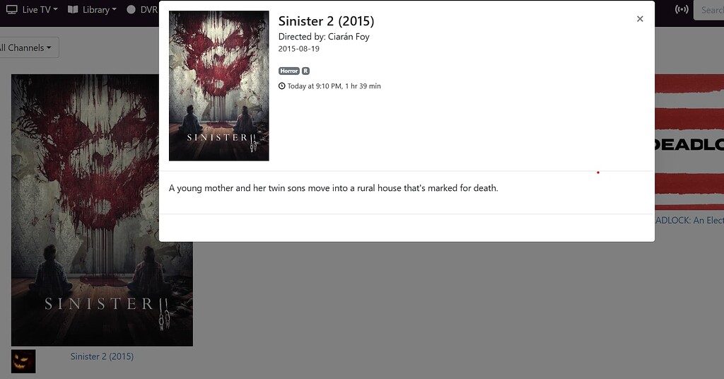 Virtual Channels in the web player? - Channels DVR Server - Channels ...