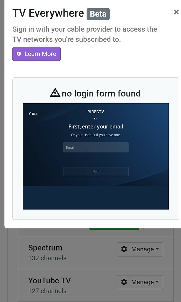 Directv Stream login - TV Everywhere - Channels Community