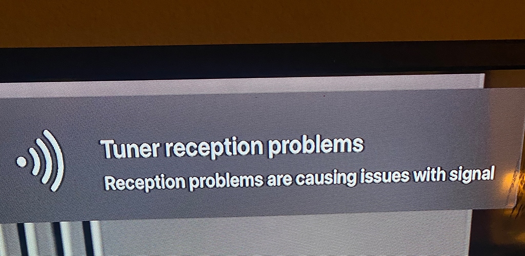 Error Message: Tuner Reception Problems - Channels Apple TV - Channels ...