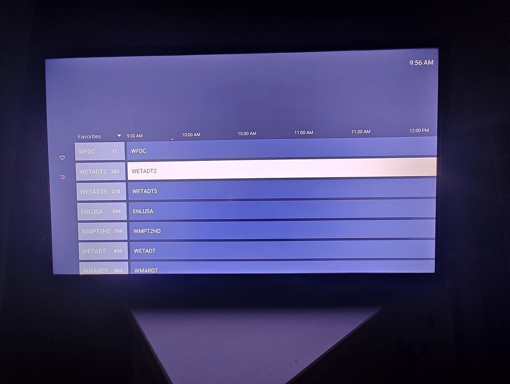 Channel Guide: Channels show, but no program information ...