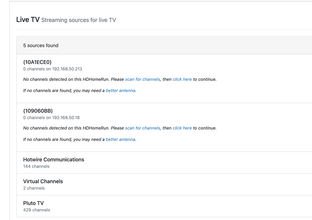 Lost my HDHomerun after Upgrade - Channels DVR Server - Channels Community