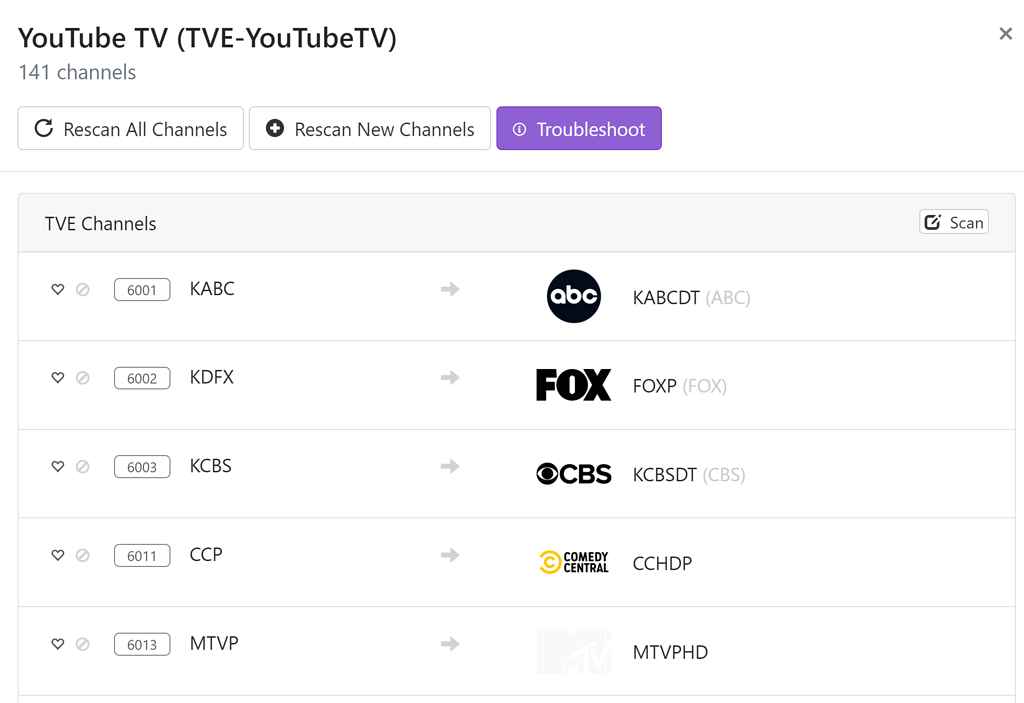 Channel Numbering in Guide? - Channels DVR Server - Channels Community