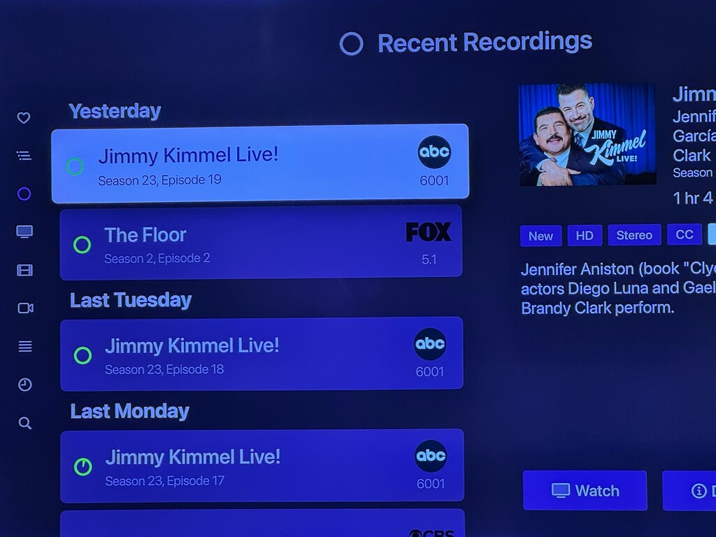 Days listed in Recordings section are not correct - Channels DVR Server ...