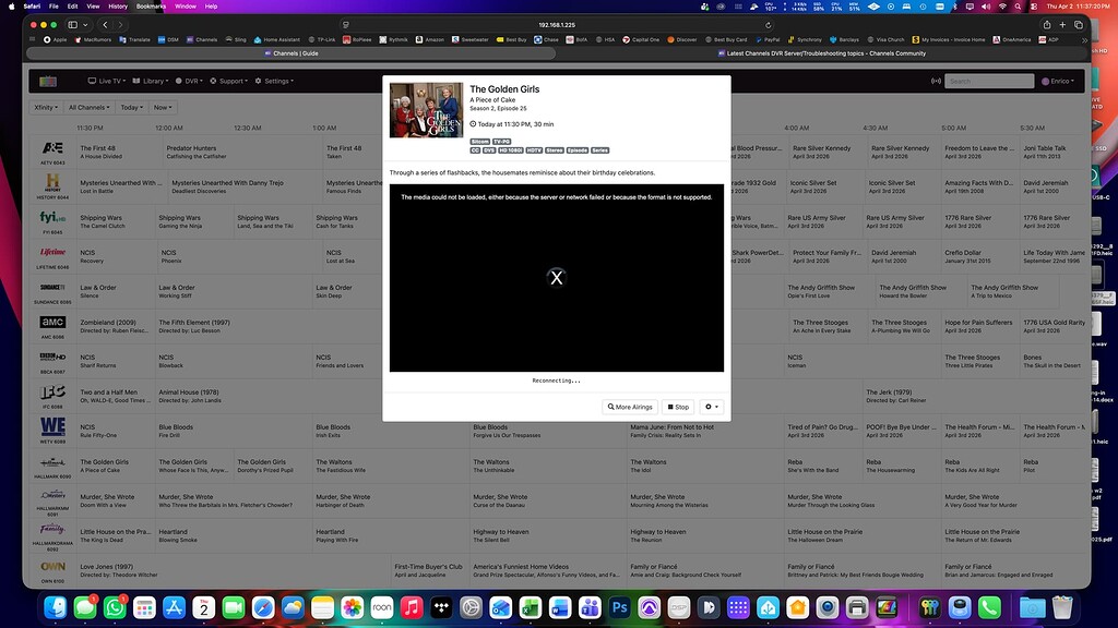 Hallmark channel not loading since yesterday! - Xfinity NOW Provider ...