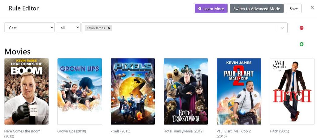 Problem with Movie Collections using a Cast rule - Troubleshooting ...