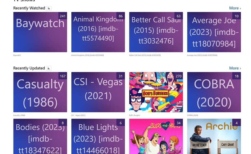 TV Series Missing Images - Troubleshooting - Channels Community
