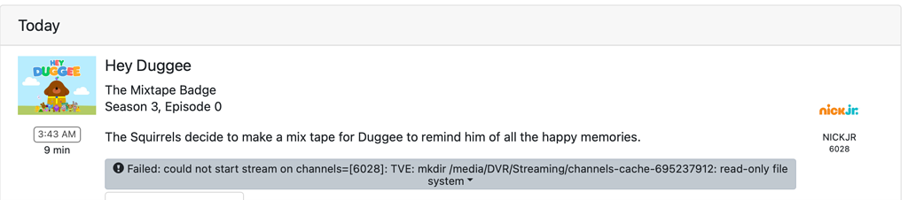 Pi DVR: read-only filesystem - Raspberry Pi - Channels Community