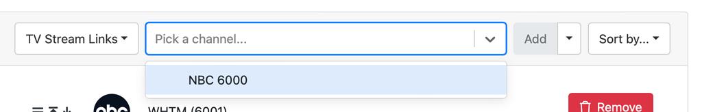 Duplicate Stream Link channel based on client - Stream Links - Channels ...