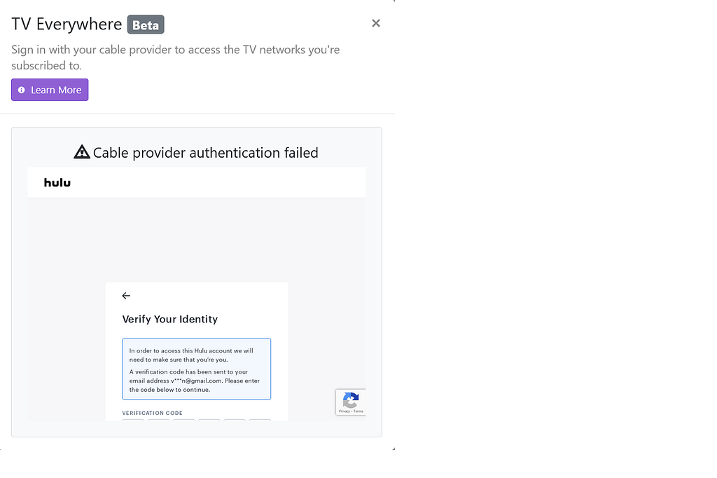 2 Step Authorization - TV Everywhere - Channels Community