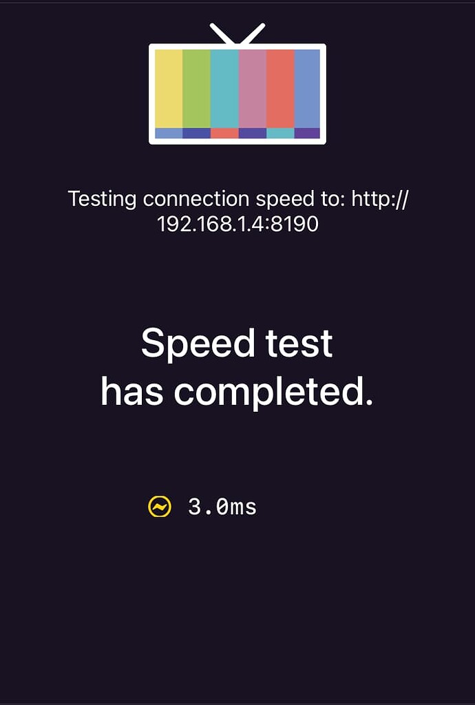 Native speed test for tvOS and iOS - Apple Beta - Channels Community