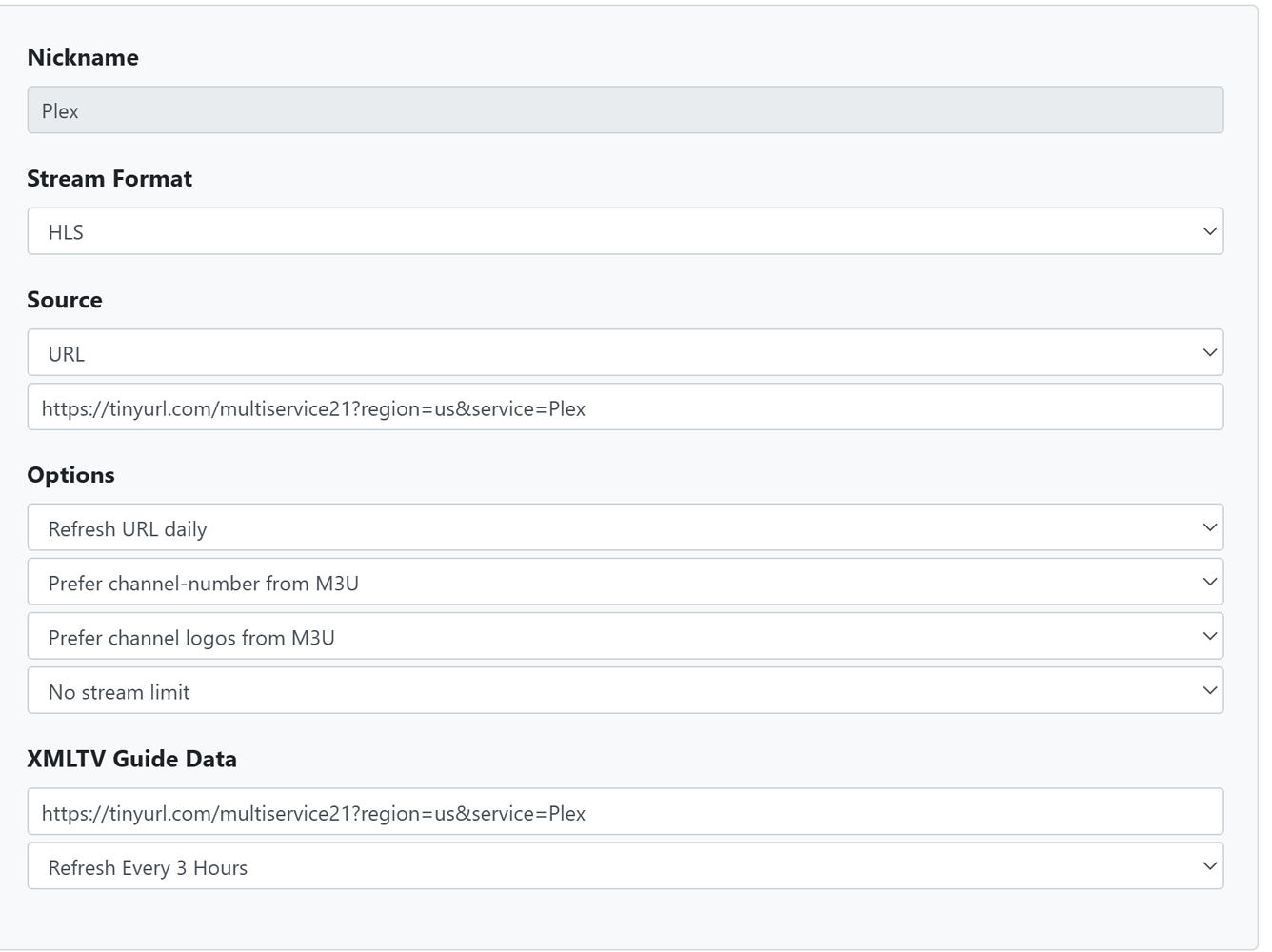 GitHub script: Pluto, Samsung, Stirr, Tubi, Plex, PBS and Roku Playlist (M3U8) - Custom Channels ...