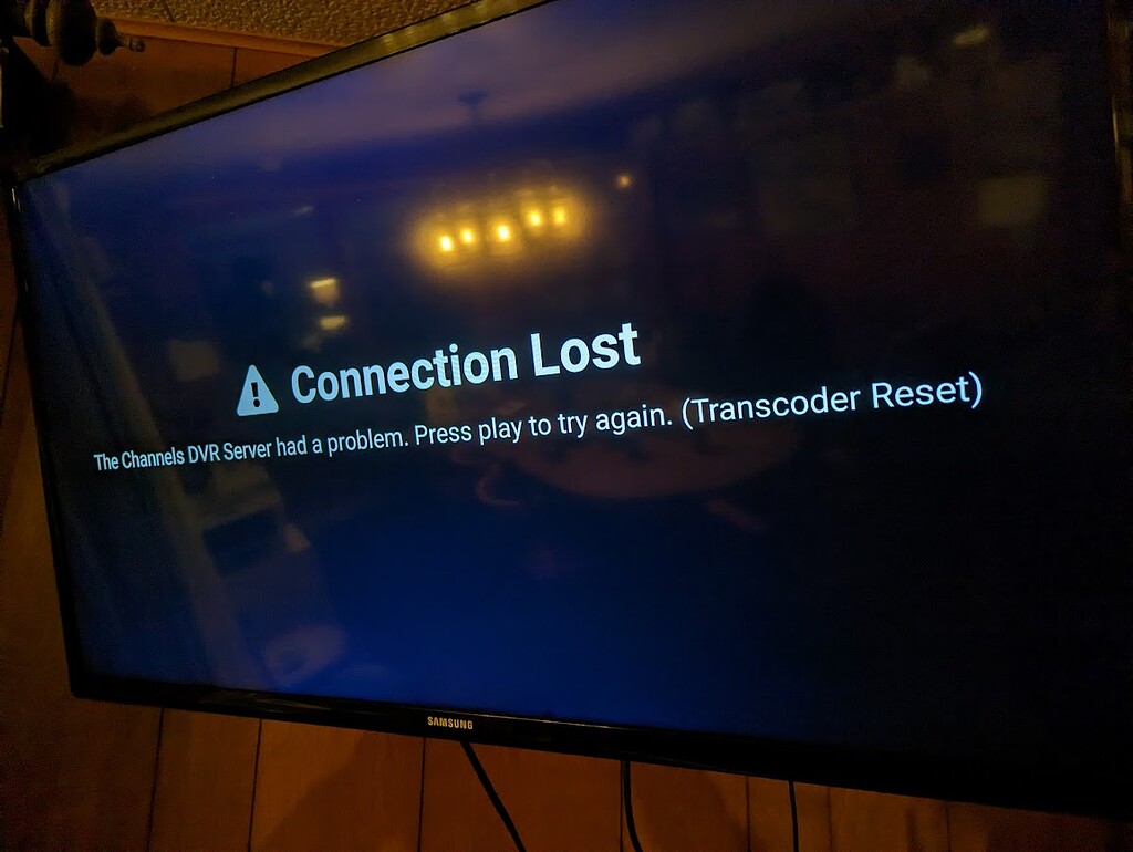 Fox News Keeps Crashing - (Transcoder Reset) - Channels DVR Server ...