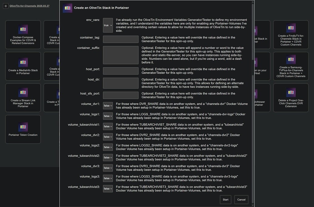 OliveTin EZ-Start: The Next Generation. Deploy OliveTin-for-Channels from the Command Line ...