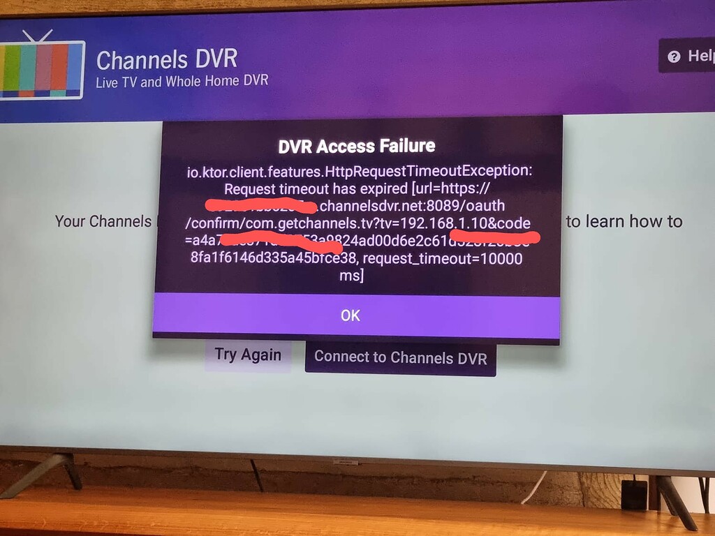 Remote Access Error Message - Troubleshooting - Channels Community