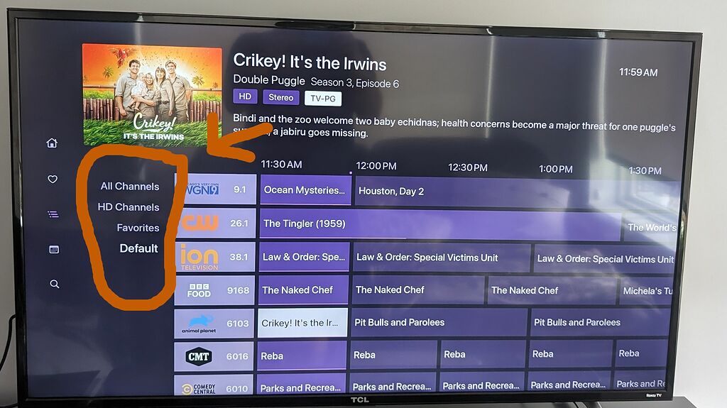 Getting rid of the filter & collection box - Channels Apple TV ...