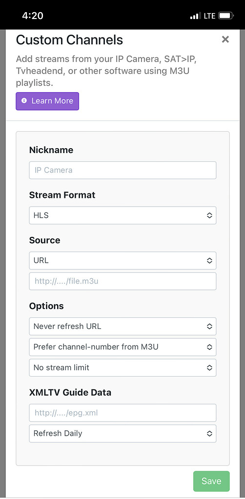 M3u setup with session cookie - Channels DVR Server - Channels Community
