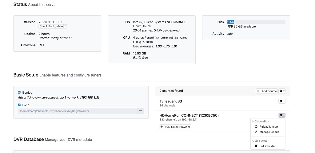 Cannot remove HDHomeRun from source menu - Channels DVR Server ...