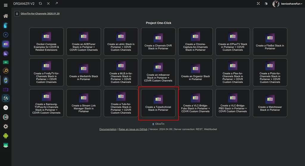 Using OliveTin with TubeArchivist plus CDVR/TA Processing Script - Playground - Channels Community