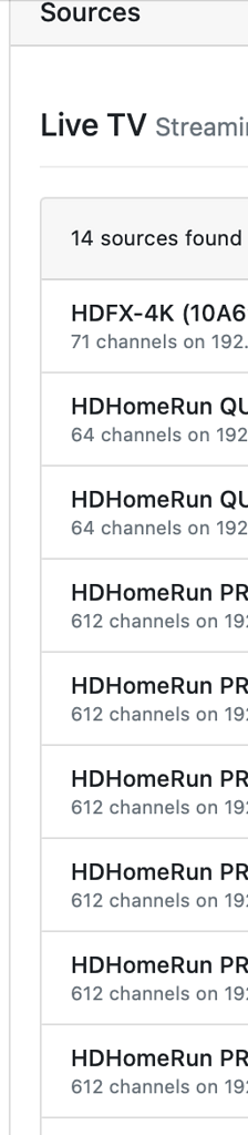 Multiple HDHomeRun Device Support Works Great - Channels DVR Server ...