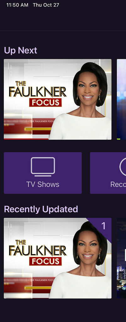 Recently added tab issue - Channels Apple TV - Channels Community