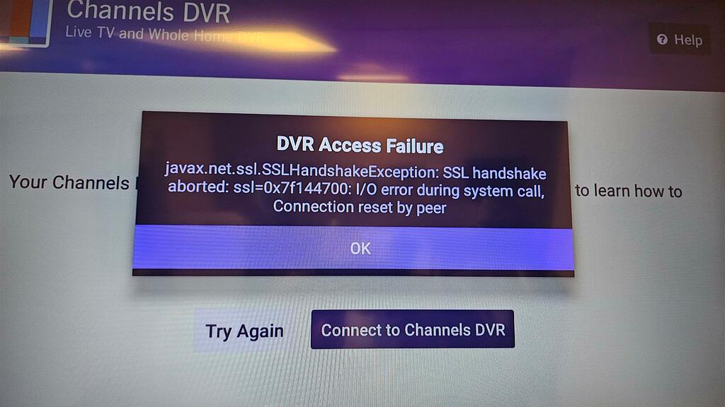DVR Access Failure2 - Channels Community
