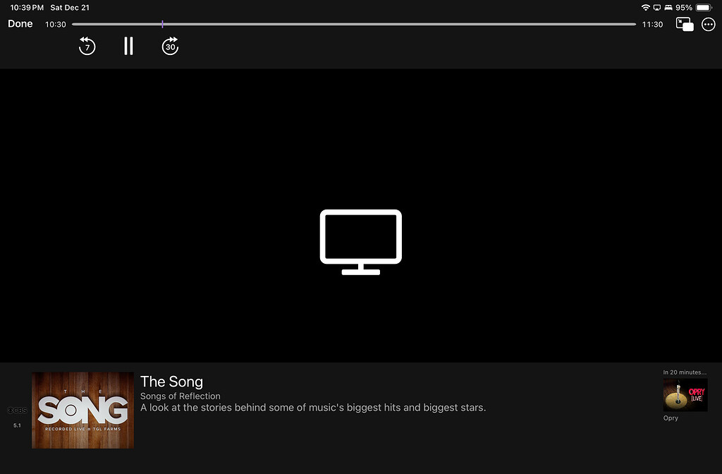 Blank screen over HDMI - Channels iOS - Channels Community