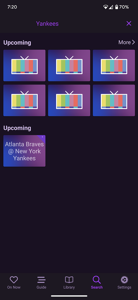 Programs Missing Labels in App Search - Channels DVR Server - Channels ...
