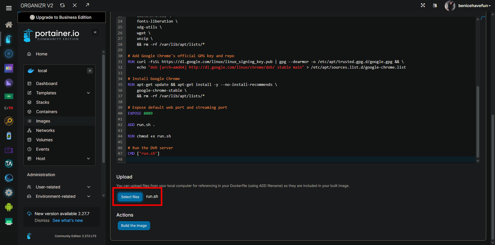 Building Your Own CDVR Docker Image with Chrome (not Chromium) for YTTV TVE Support (amd64 ...
