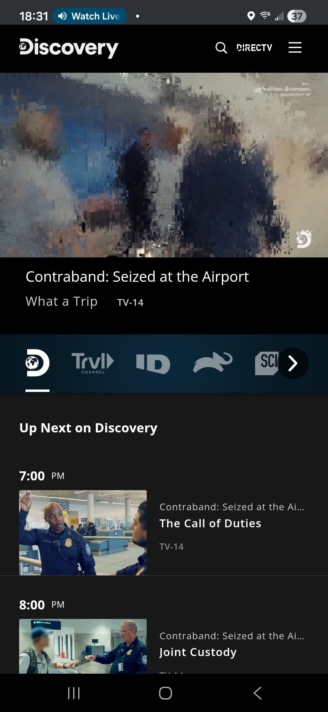 Discovery channel 6101 pixelated - TV Everywhere - Channels Community