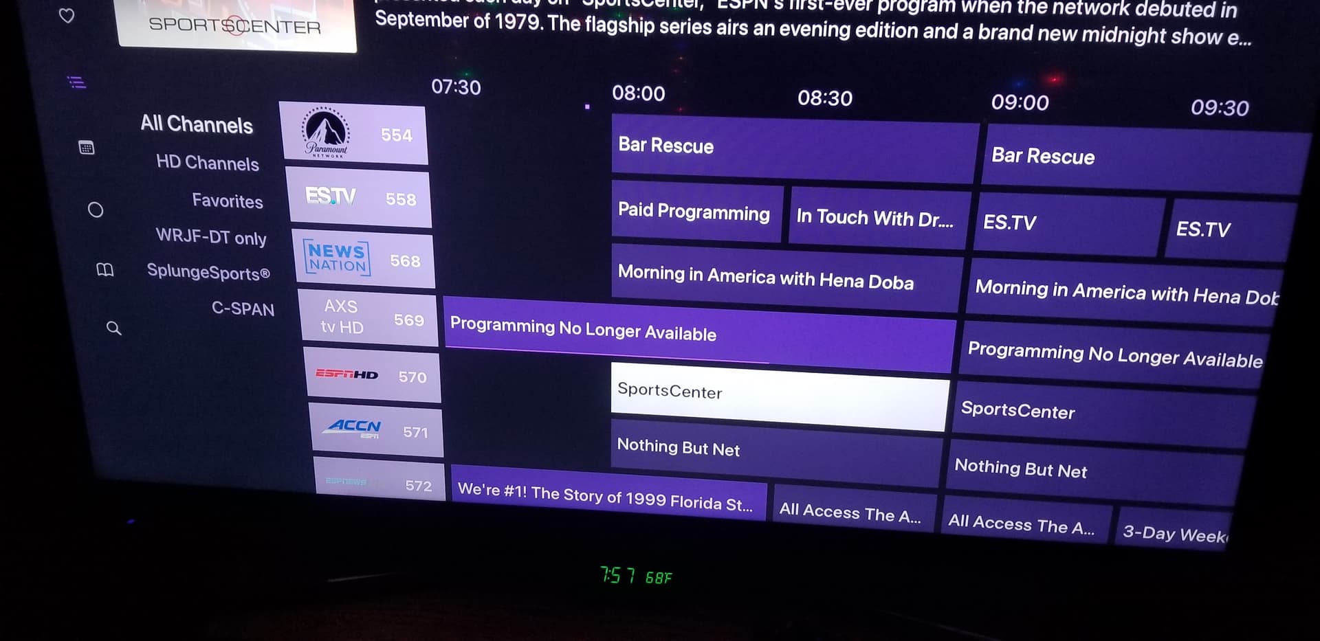 Missing guide entries - Channels DVR Server - Channels Community