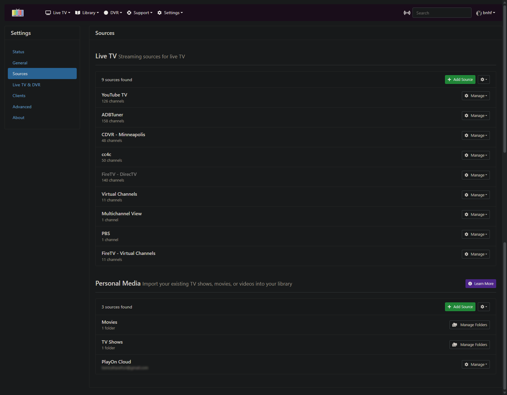 Is PlayOn Cloud Integration Still Functional? - Channels DVR Server - Channels Community