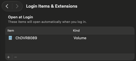 Mount an external SMB share at macOS bootup? - Channels Community